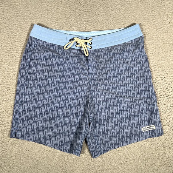 Fair Harbor | Shorts | Fair Harbor Shorts Mens 33 Blue Wave Board ...